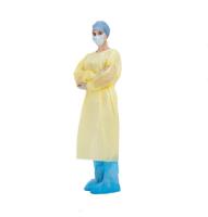 China spunbonded polypropylene Disposable Isolation Gown XL 130*150cm for sale