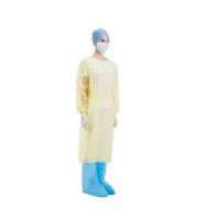China spunbonded polypropylene Disposable Isolation Gown XL 130*150cm for sale