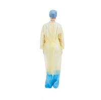 China spunbonded polypropylene Disposable Isolation Gown XL 130*150cm for sale