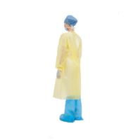 China spunbonded polypropylene Disposable Isolation Gown XL 130*150cm for sale
