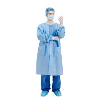 China Single Collar PP Disposable Lab Coats ISO13485 Standard for sale