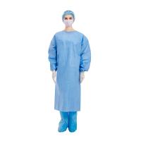 China Antistatic Unisex SMS Disposable Surgical Gown AAMI Level 3 Hospital Use 100pcs per Carton for sale