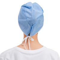 China Anti Static SMS Disposable Non Woven Cap Double Elastic for sale
