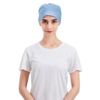 China Wholesale Disposable Nonwoven Medical Doctor Surgeon Cap with Ties Elastic 10-40gsm Hospital Head Cover for sale