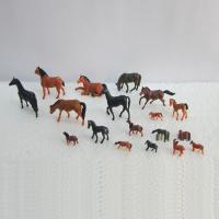 China 1:150 color horse,model animal,model horse,model material,HO animal,painted horse,colorful horses for sale