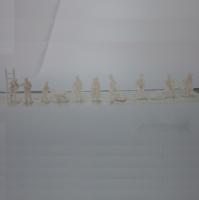 China 1:87 white railroad figure,scale figure,model figures ,HO Scale Miniature Figures for sale