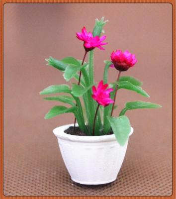 China ABS model plant potted-architectural model materials,decoration follower,artificial pot for sale