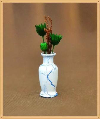 China model flower vase--model scale sculpture ,miniature flower pots,ABS flower vases,1:20,1:25 for sale