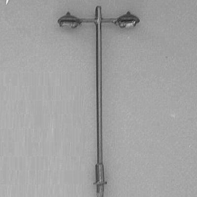China model metal lamp---1:100 double stree lamp,scale lamp,architectural model lamp,model materials for sale