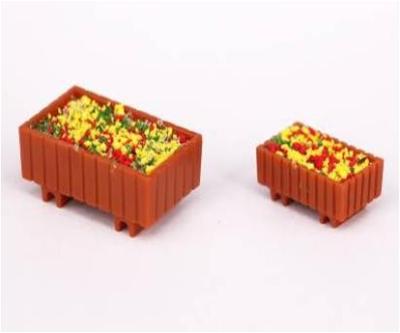 China ABS Square rectangular flower beds---1:100model scale sculpture,plastic flower pots,model stuffs for sale