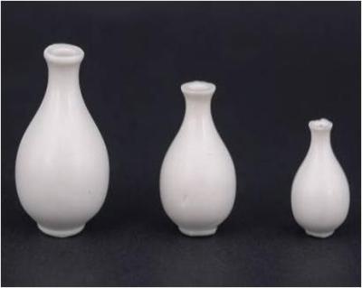China ABS model flower vase,1:50 model scale sculpture,plastic flower potted,model stuff,mini pot for sale