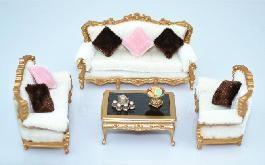 China European style model sofa-European scale sofa,model furnitures,architectural model stuffs for sale
