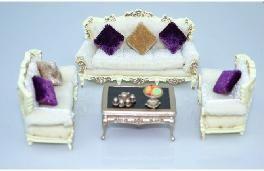 China European style model sofa-European scale sofa,model furnitures,architectural model stuffs for sale