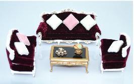 China European style model sofa--European scale sofa,model furnitures,architectural model stuffs for sale