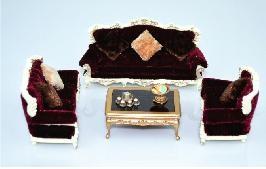 China 1:25 European style model sofa,European scale sofa,model furniture,architectural model stuffs,model materials for sale