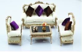 China European style model sofa,European scale sofa,model furnitures,architectural model stuffs for sale