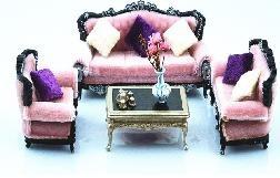 China 1:20European style model sofa-European scale sofa,model furniture,architectural model stuffs for sale