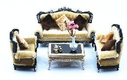 China European style model sofa-mini  scale sofa,model furniture,architectural model stuffs,model accessories for sale