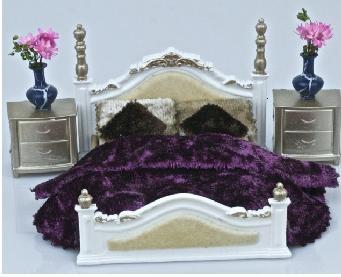 China European style bed----scale model bed ,model furnitures, architectural model materials for sale
