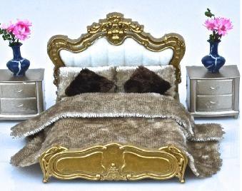 China European style bed--scale model bed ,model furniture, architectural model materials for sale