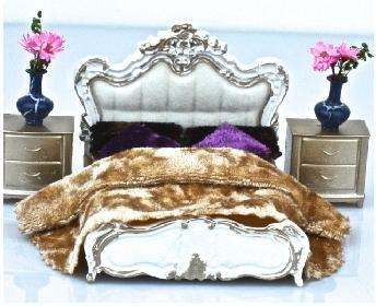 China European style bed----scale model bed ,model furnitures, architectural model materials for sale