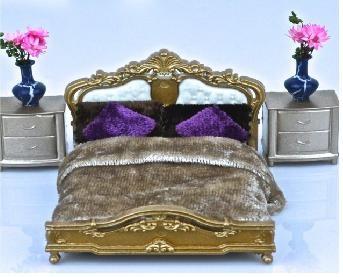 China European style bed------scale model bed ,model furnitures, architectural model furniture for sale