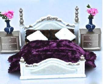 China European style bed-----scale model bed ,model furnitures, architectural model materials for sale