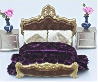 China European style bed--1:25 scale model bed ,model furnitures, architectural model materials for sale