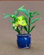 China model potted plant-model material,decoration flower,artificial pot,1:20,3CM potted plant for sale