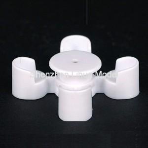 China scale integrated round table and chair-1:50model furniture, model stuffs,HO model chairs,model materials for sale