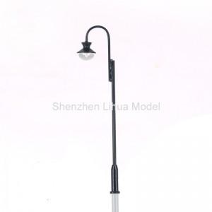 China metal lamppost--steel light post,1:150scale yard lamps,metal model lights,ho model lamppost for sale