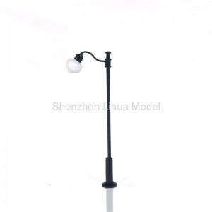 China metal lamppost 1:150steel light post,scale yard lamps,metal lights,model lamppost,1:100 metal light for sale