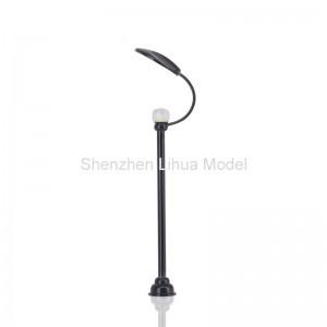 China N scale metal lamppost,1:150scale steel light post,scale single lamps,1:150metal light,model lamppost for sale