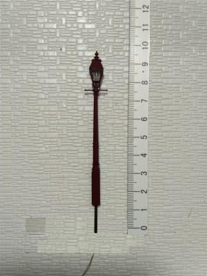 China 1:87 model metal yard  lamppost, 1:150 scale street light,1:100architectural model lamp,model materials for sale