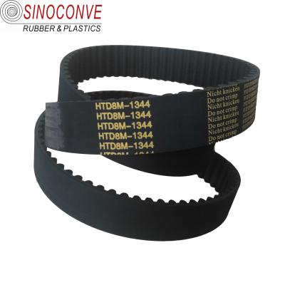 China CR Glass Fiber Fabric Black Rubber Timing Belt 50XL037 for Performance at -25C to 110C for sale
