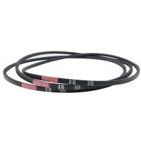 China Polyester Cotton Canvas Outside Fabric Industrial Wrapped Rubber V Belt for Machine for sale