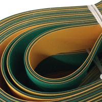 China Customized Length and Nylon Rubber Flat Transmission Belt with 2-10mm Thickness for sale
