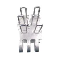 China ALLOY Silver Color Conveyor Belt Fastener for Customized Conveying Solutions for sale