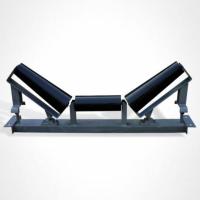 China Industrial Carbon Steel Conveyor Roller Idler for High Capacity Mining Conveyors for sale