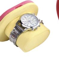 China Modern Protective Leather Watch Boxes PU Leather Watch Travel Case Customized for sale