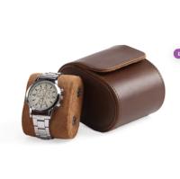 China 1 Slot Leather Watch Storage Box Handmade Travel Organizer Luxury Design OEM ODM for sale