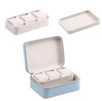 China 3 Slots Leather Watch Boxes Handmade Watch Storage Case With Detachable Tray for sale