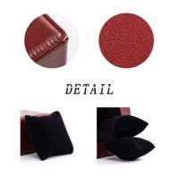China Fashion Flip PU Leather Watch Box Cases Luxury Watch Packaging Boxes for sale