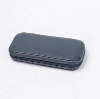China Custom Logo Handmade Leather Watch Boxes Zipper Watch Travel Case Luxury for sale