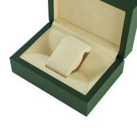 China Wooden Display PU Leather Watch Boxes Custom Luxury Leather Watch Case for sale