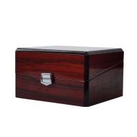 China Piano Lacquer Wooden Watch Box Elegant Jewelry Gift Packaging Display Storage Case for sale