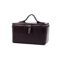 China Multifunction Women Leather Cosmetic Cases Makeup Vanity Box Personalized For Essentials for sale