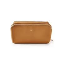 China Private Label Leather Cosmetic Cases Waterproof Toiletry Travel Bag Luxury Design for sale