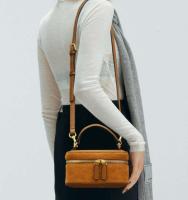 China Ladies Genuine Leather Cosmetic Cases Luxury Custom Design Toiletry Beauty Bags for sale