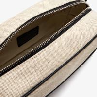 China Pu Leather Trim Wash Bag Travel Men Essentials Soft Toiletry Bag Custom Logo for sale